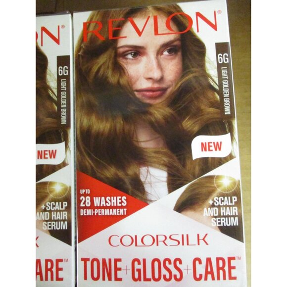 Revlon | Hair | 3 Pack Revlon Colorsilk Toneglosscare 6g Light Golden ...